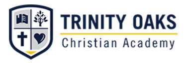 Trinity Oaks Christian Academy - Application - Log In